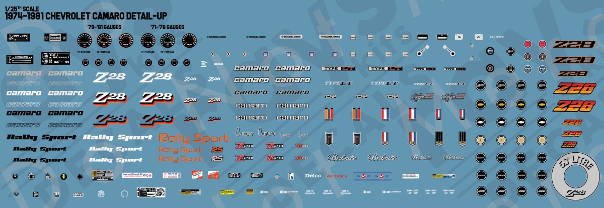 Detail Up Decal Sets – Rays Kits