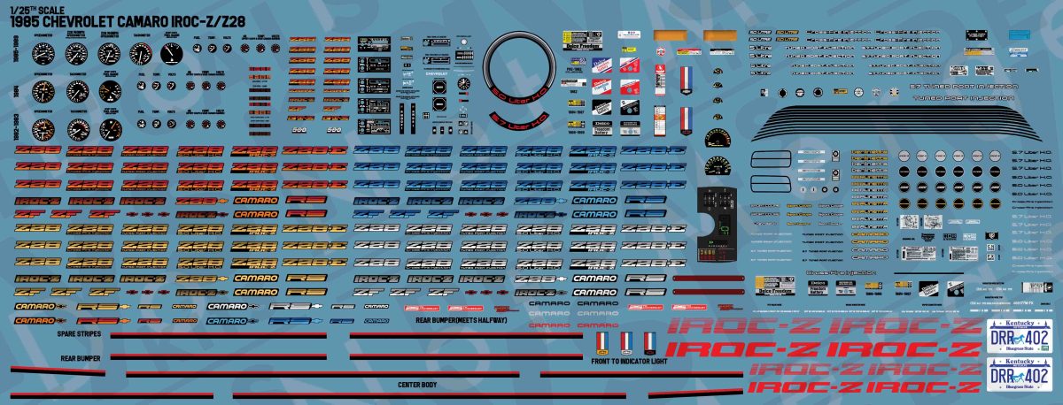 Chevrolet Full Decal Sets – Rays Kits