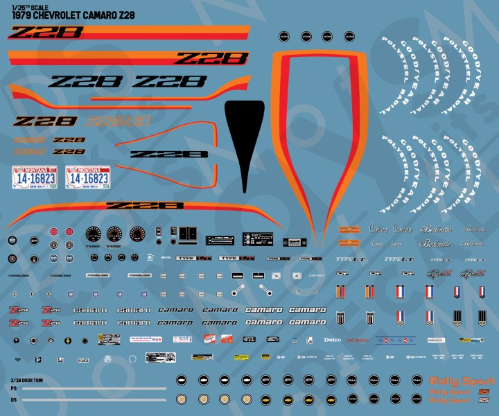 Chevrolet Full Decal Sets – Rays Kits