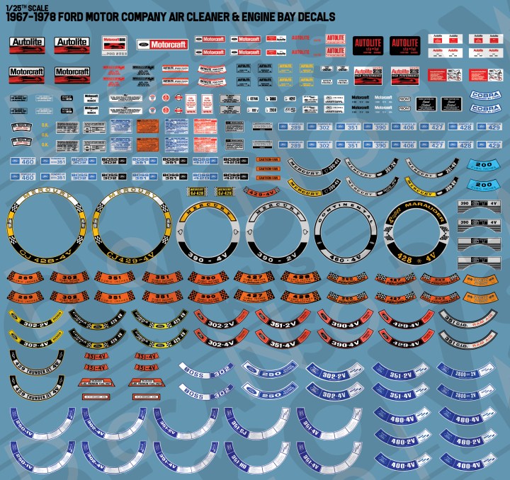 Detail Up Decal Sets – Rays Kits