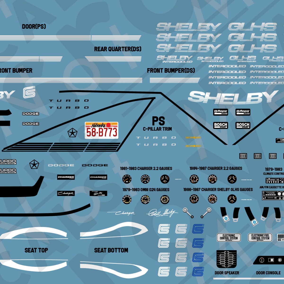 Full Decal Sets – Rays Kits