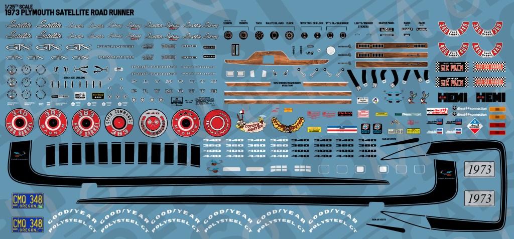 Full Decal Sets – Rays Kits