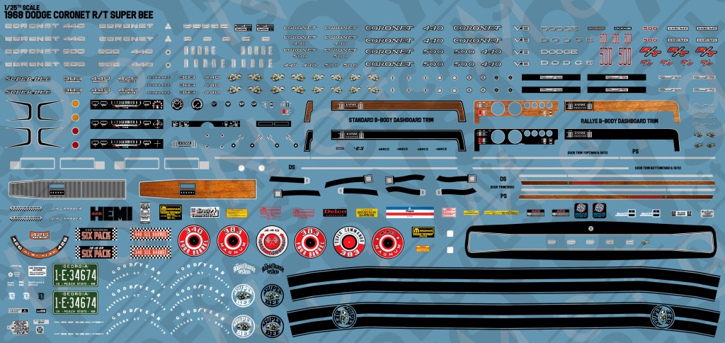 Full Decal Sets – Rays Kits